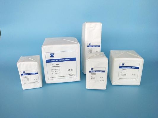 Medical Gauze Wrap Wound Dressing 8Ply Cotton Absorbent Gauze Swabs 10 X 10