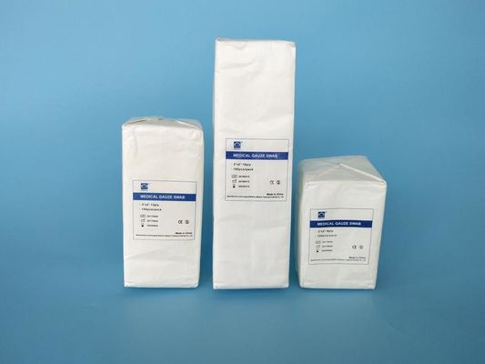 OEM Medical Gauze Swab Gauze Sterile Swab 12ply 10x10cm Disposable