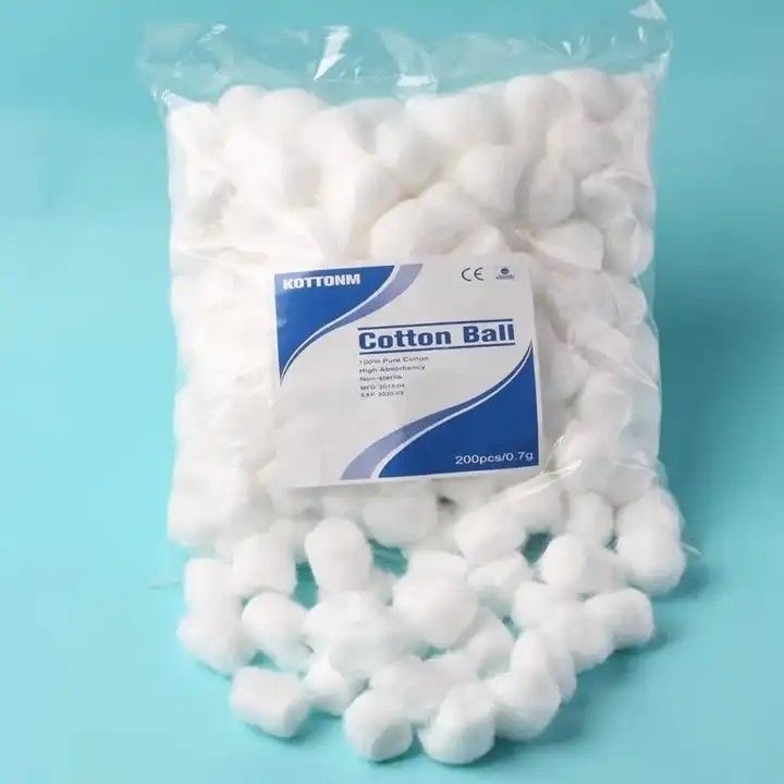 Disposable Absorbent Medical 100% Cotton Ball Sterile Or Non-Sterile ...