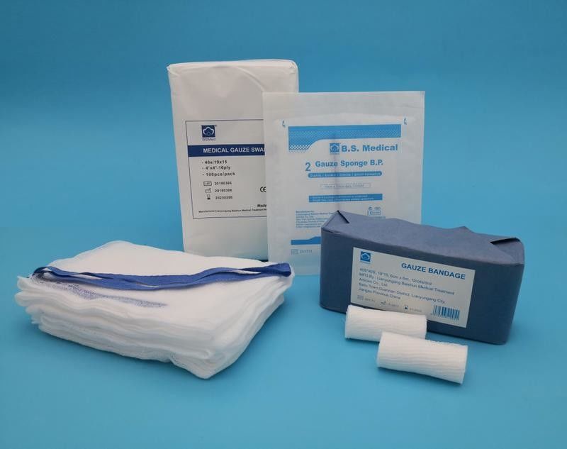 Non Sterile Absorbent Cotton Gauze Swabs Gauze Sponge Medical Gauze ...