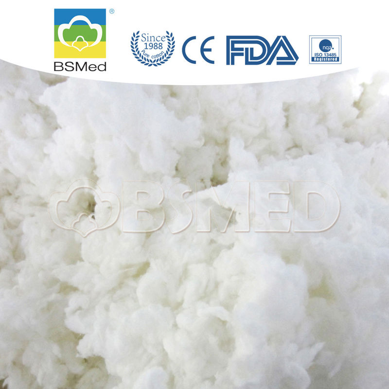 100% Pure Surgical Absorbent Cotton 5.5 - 7.5 PH Value For Hospital ...