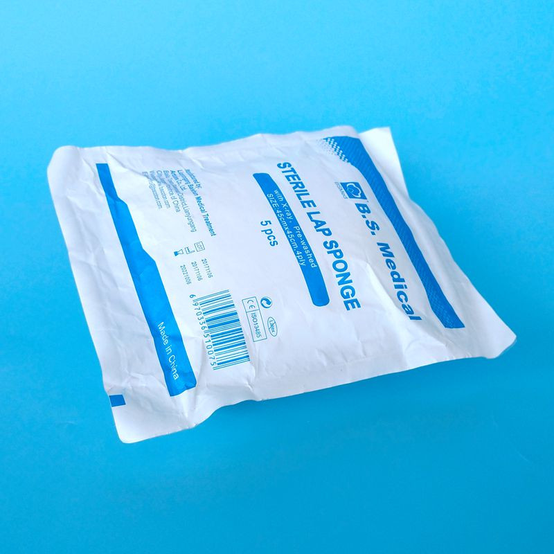45cm x 45cm 4/6/12ply Medical X-Ray Detectable Compress Gauze Lap Sponges