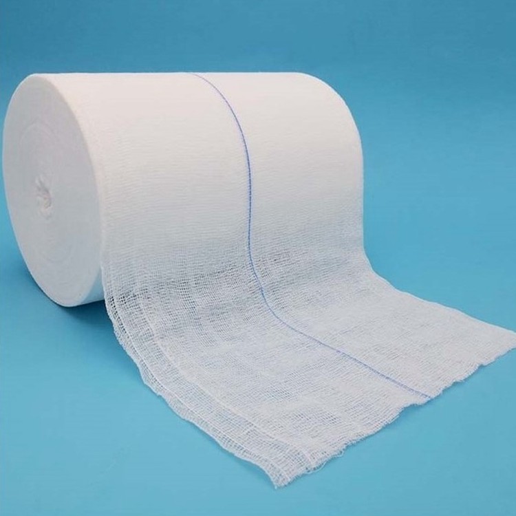 CE ISO Approved Hospital Absorbent Gauze Rolls Jumbo Big Roll 120cm x ...
