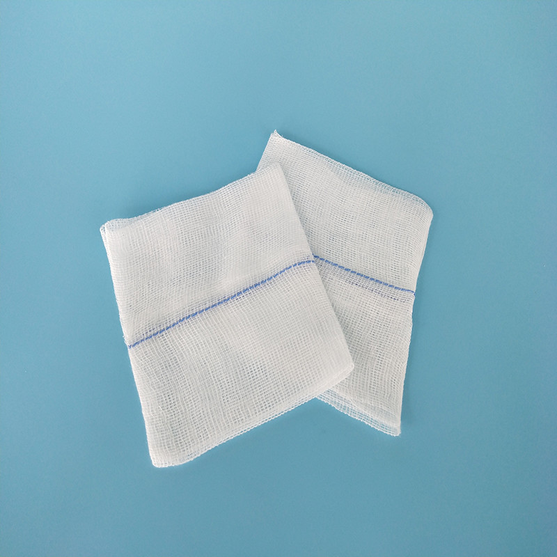 Absorbent Medical Gauze Swabs White Color With X - Ray Detectable Thread