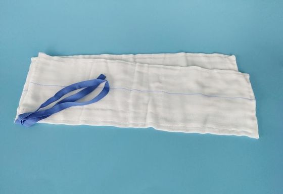 Surgical Medical Sterile Gauze Lap Sponges With Blue Cotton Loop