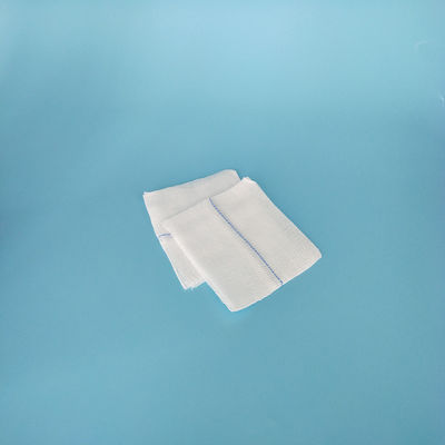 Cotton Sterile Medical Gauze Swabs White Color With Folded / Unfolded Edges