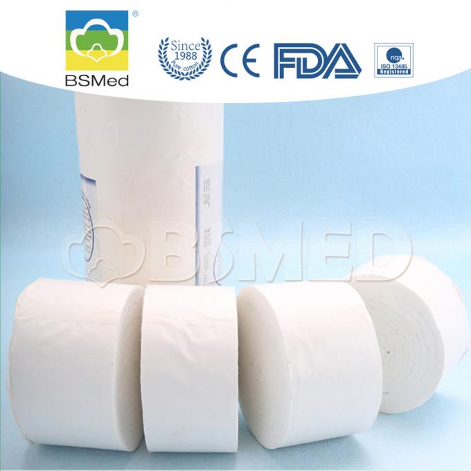Medical Compress Cotton Wool Bandage Roll Absorbent Odorless 500g